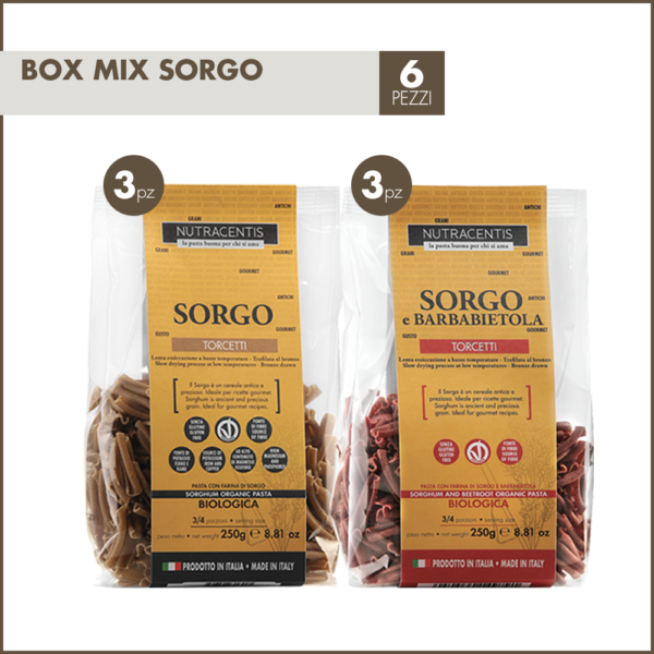 Pasta Mix Sorgo, tutta la pasta al sorgo Nutracentis pronta per te